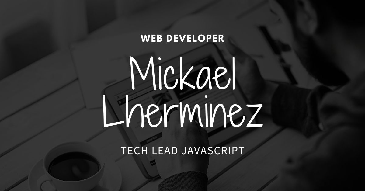 Mickael Lherminez => Web developer 👍